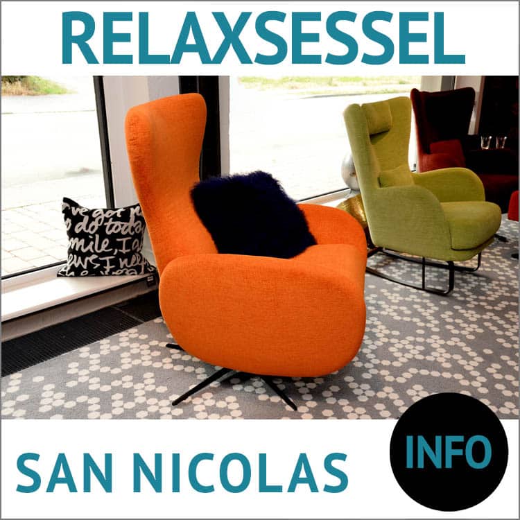 Relaxsessel modern, mit Herz-Waage-Funktion SAN NICOLAS