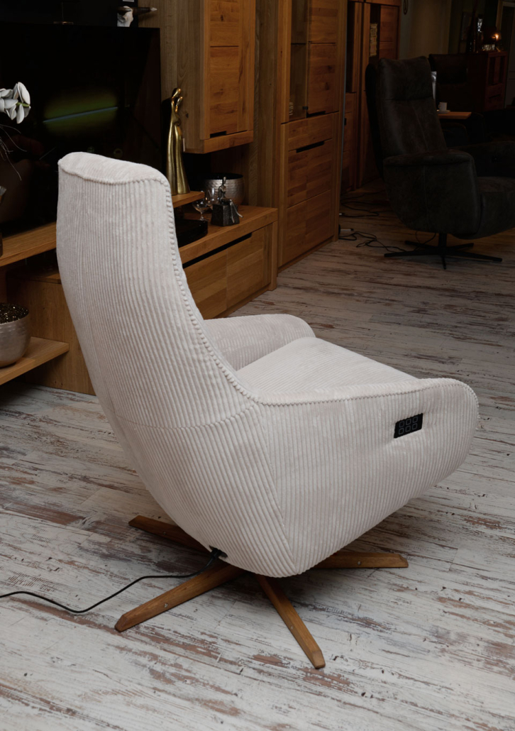 Drehsessel mit Relax-Funktion ALPES ist stylish und hyggelig